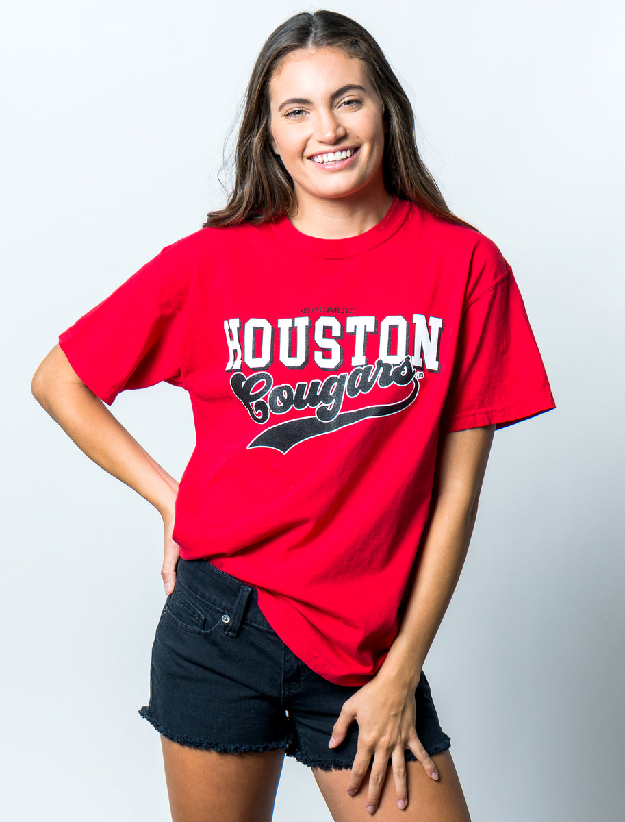 University of Houston - Retro T-Shirt - Red – Established and Company